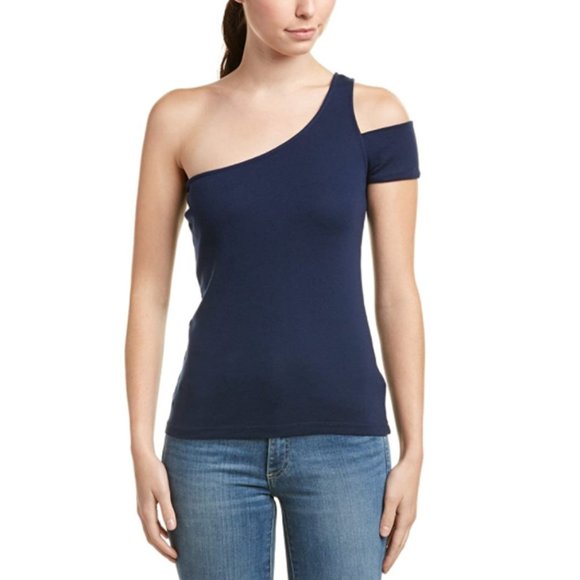 Splendid | Tops | Nwt Splendid Womens One Shoulder Cold Shoulder Slim ...